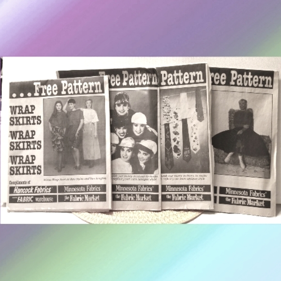 Hancock Fabric | Other | 4 Vintage Hancock Fabric Patterns | Poshmark